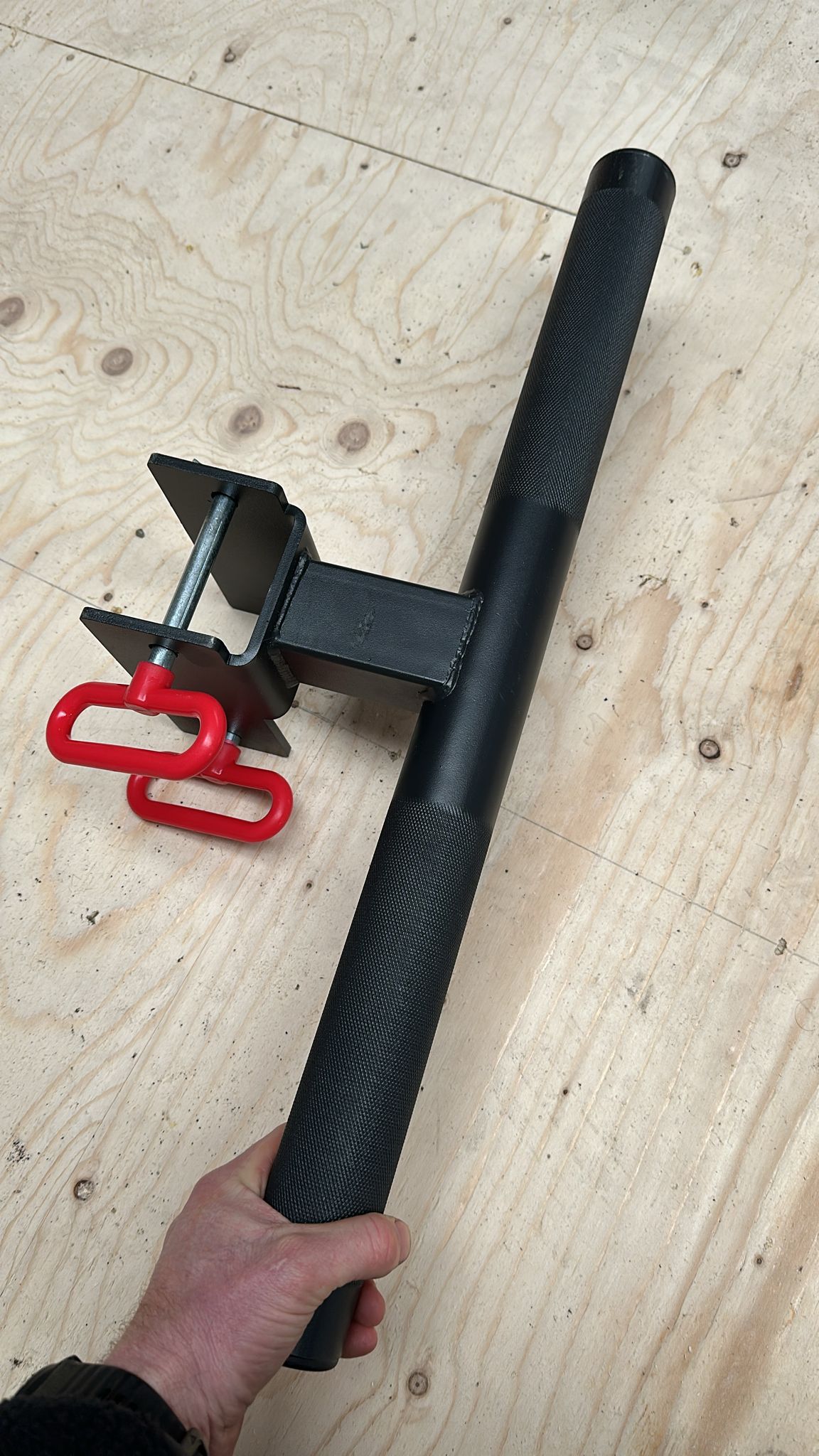 Low Row Attachment Foot Bar - SWISS Barbell