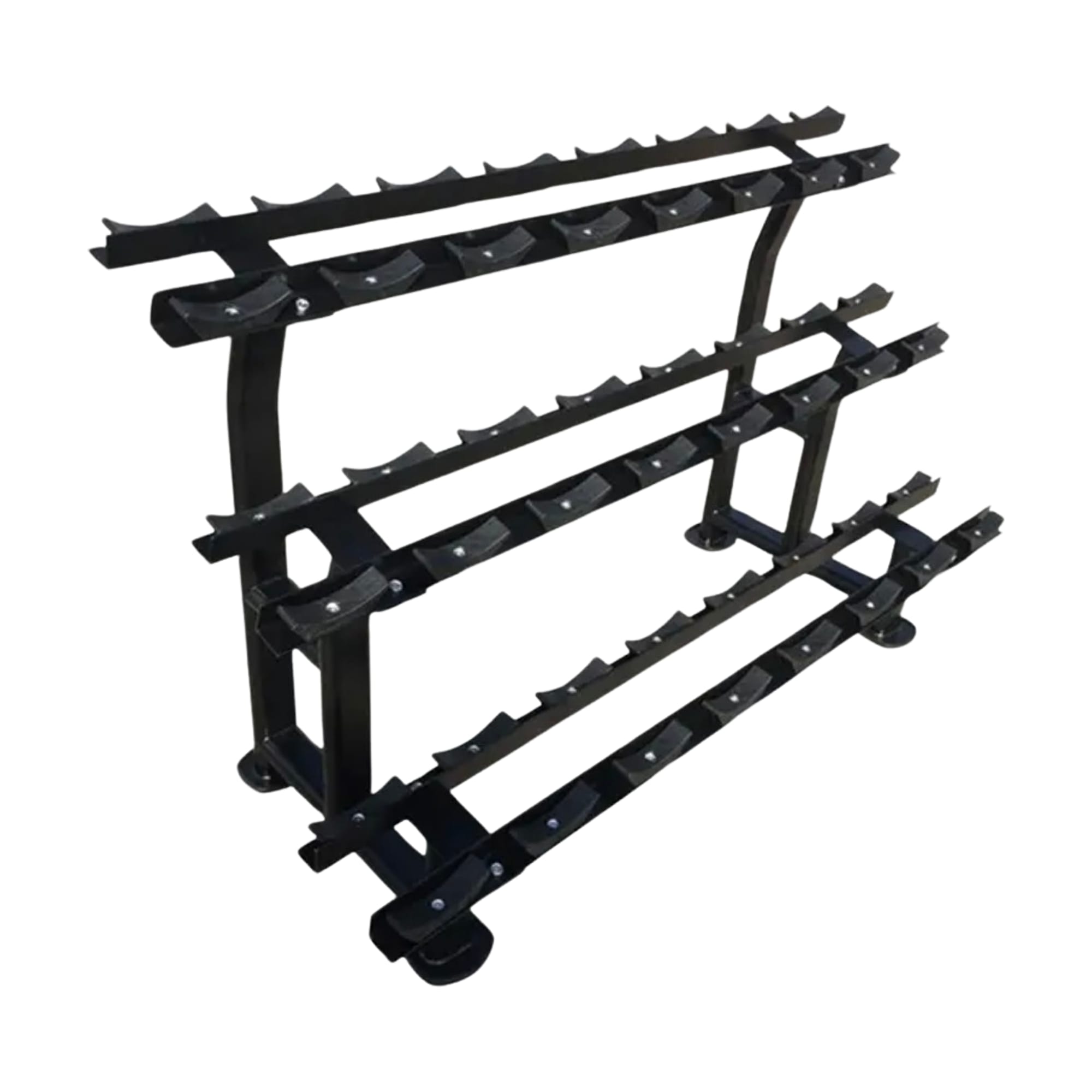 3 Tier Saddled Dumbbell Rack - SWISS Barbell