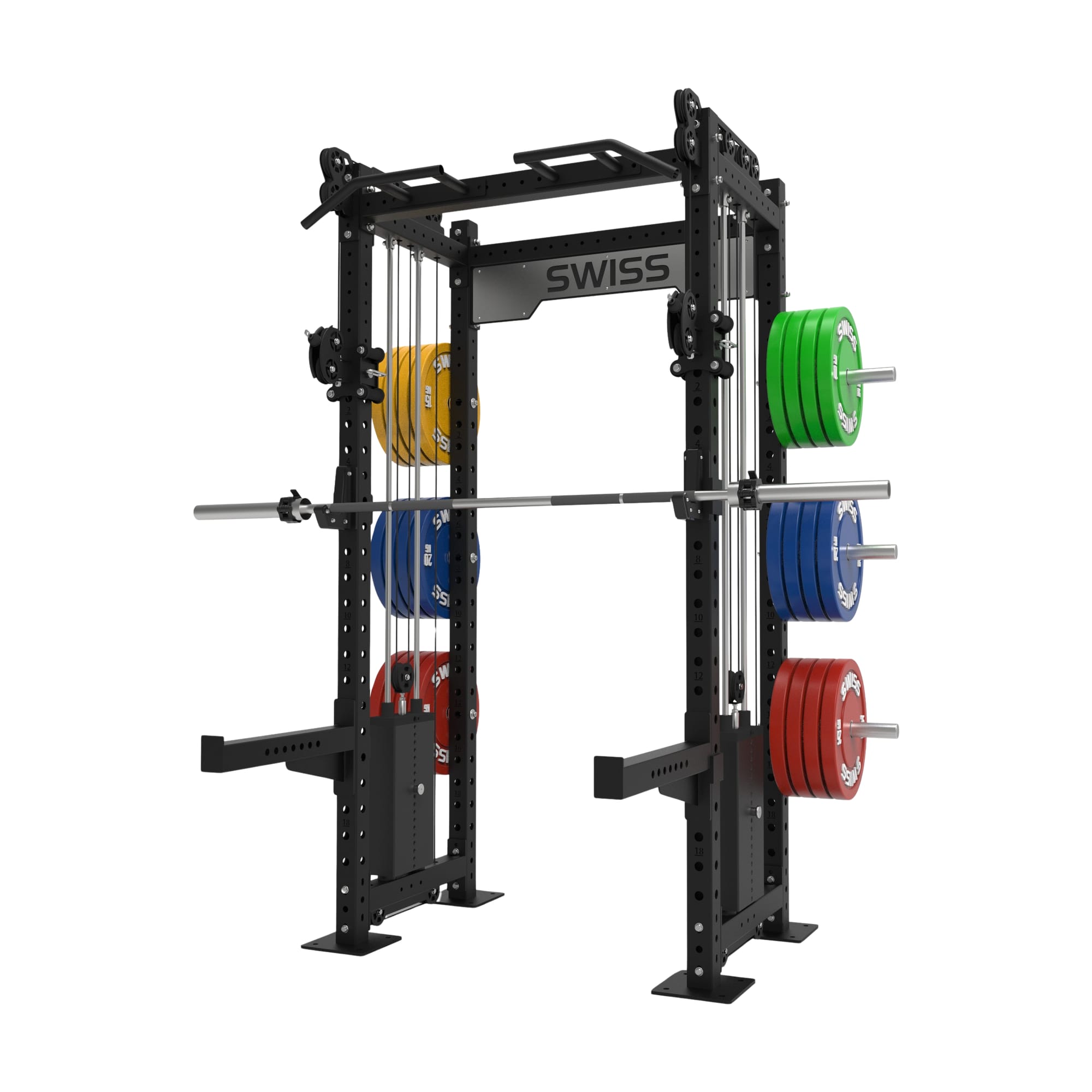 Swiss Stacked Half Rack - SWISS Barbell