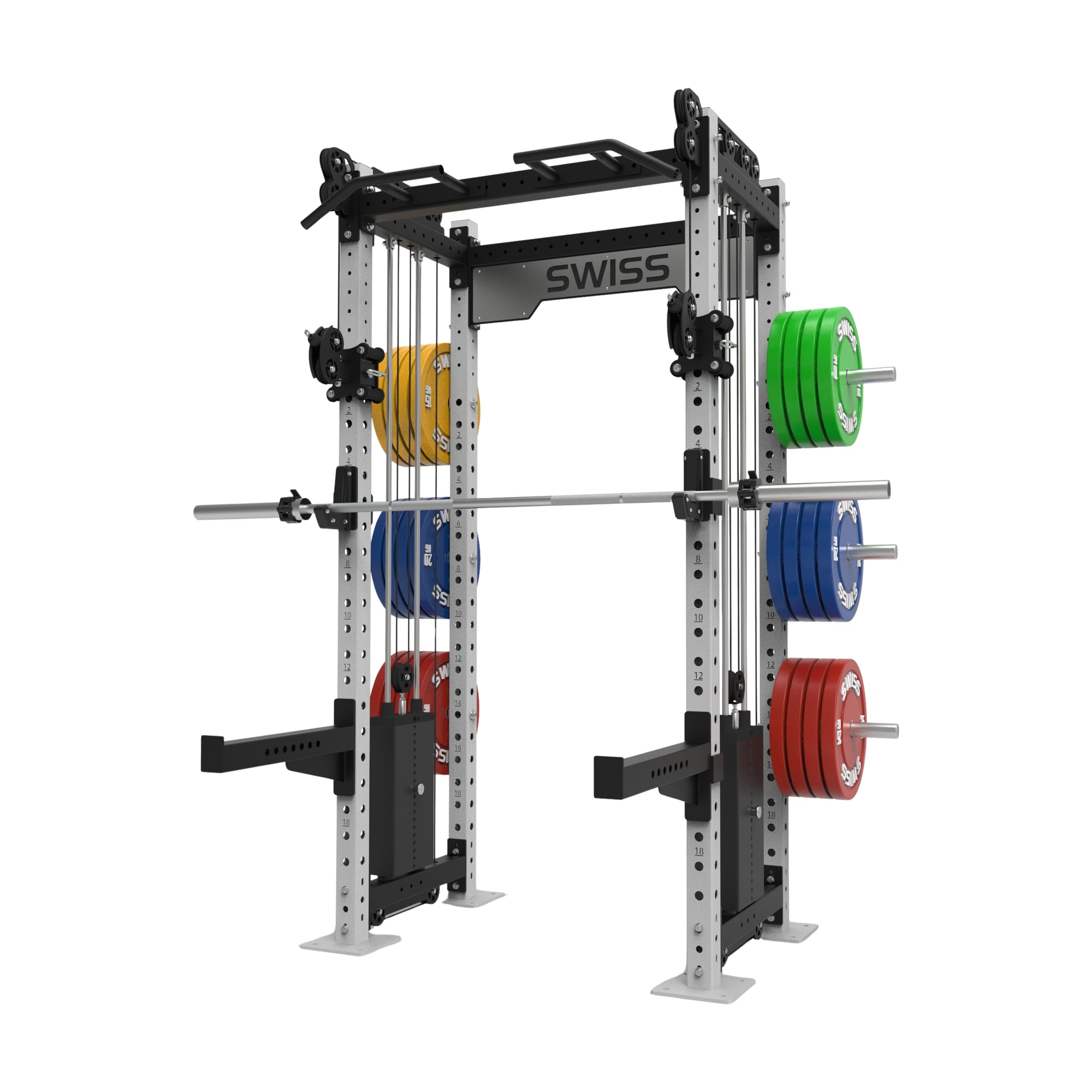 Swiss Stacked Half Rack - SWISS Barbell